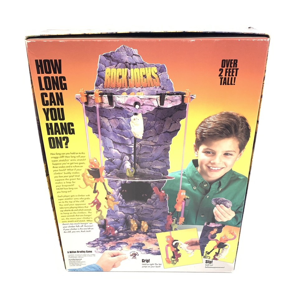 Vintage 1994 Milton Bradley Rock Jocks Board Game PARTS EMPTY BOX #6939 ...