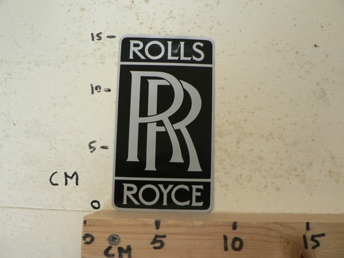 STICKER,DECAL LARGE RR ROLLS ROYCE LOGO BLACK SILVER LARGE STICKER | eBay