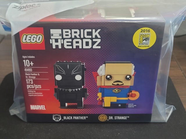 LEGO BRICKHEADZ: Black Panther & Doctor Strange (41493) for sale online ...