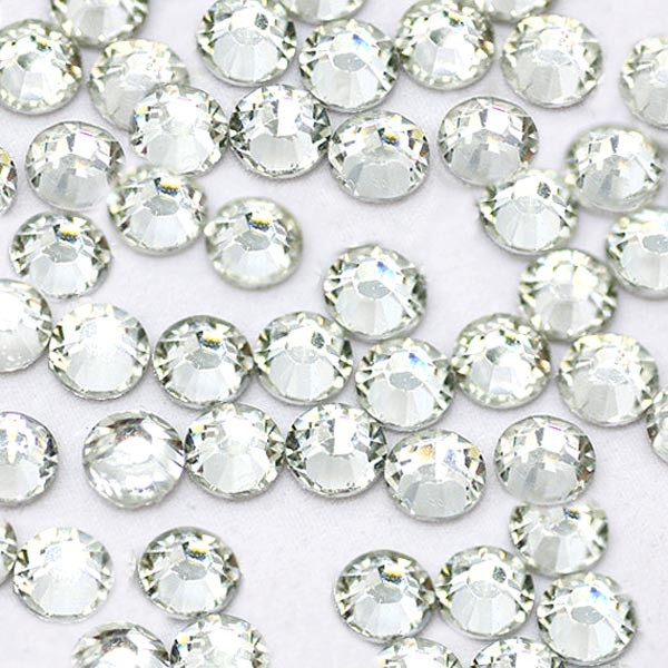 1440pcs Hotfix Heat Iron-On Rhinestones Seed Beads SS20 Clear Crystal 5mm
