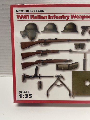 ICM 1:35 WWI Italian Infantry Weapon & Equipment Model Kit 35686 | eBay