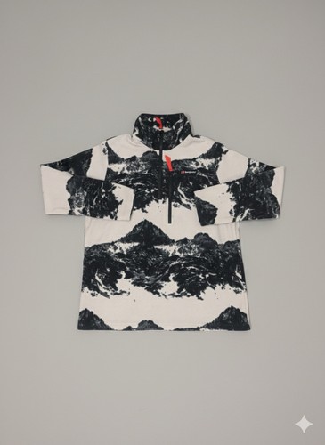 Berghaus Dean Street Prism Trango Half Zip Fleece Mountain Print Size ...