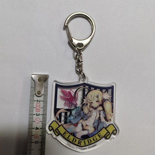 Azur Lane Eldridge Acrylic Keychain 5.5cm Thick Material Character Duty ...