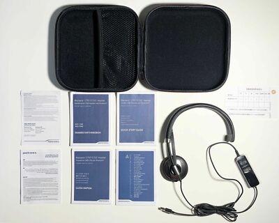 Plantronics Blackwire C710 Mono USB Wired / Wireless Bluetooth Headset ...