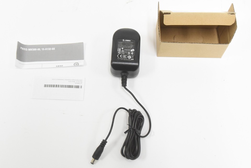 Zebra PWRS-MK500 AC Power Adapter – 15-A132-0X – For MK500 Series | eBay