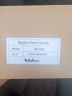 SHIMPO FG-3009 Force Gauge, +/-0.3% Force Acc, Digital 45AE79 | eBay