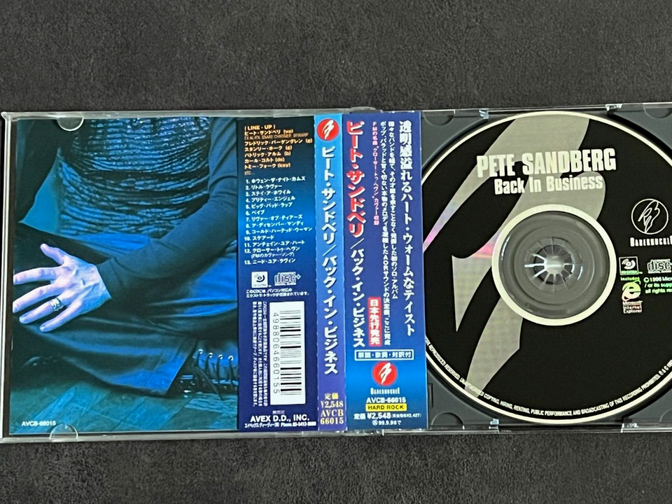 PETE SANDBERG-Back In Business-1997 CD Japan ALIEN,MIDNIGHT SUN | eBay