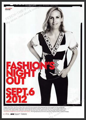 2012 Fashion's Night Out Tory Burch 2010s Print Advertisement 2012 | eBay