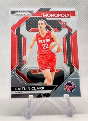2024 Panini WNBA Monopoly Prizm Caitlin Clark WNBA Insert Rookie Card # ...