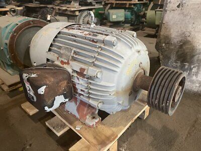 150 HP US Electric AC Electric Motor 3600 RPM Fr 445T TEFCBB 460 V EOK ...