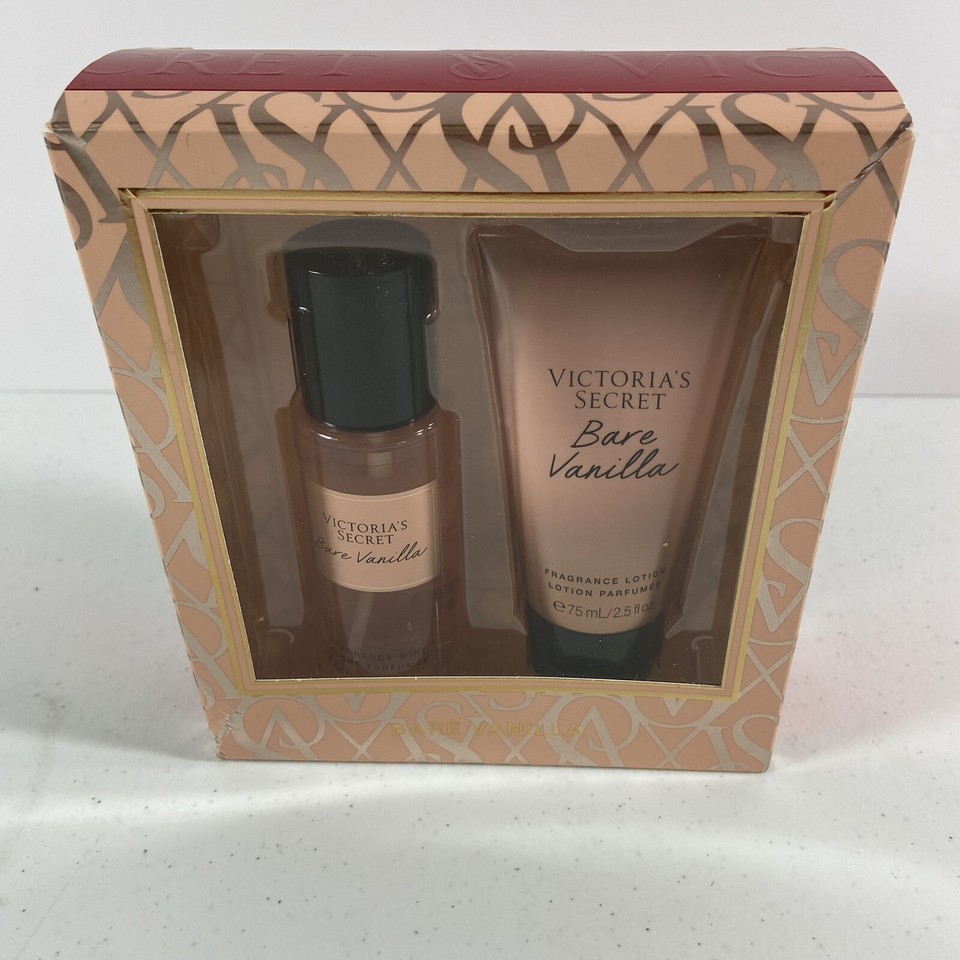 Victoria’s Secret Bare Vanilla Gift Set Fragrance Mist And Lotion ...