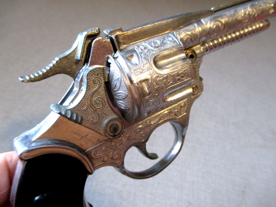 VINTAGE KILGORE NO.310 KIT CARSON CAP PISTOL GUN-W BOX-UN-FIRED-N.MINT ...