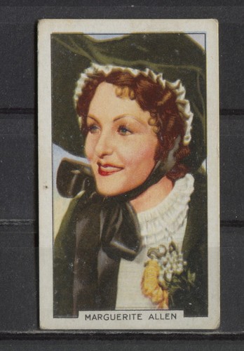 Marguerite Allen Vintage Movie Film Star Trading Card 1935 Gallaher #25 ...
