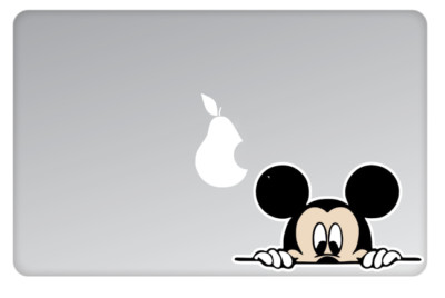 Mickey Mouse Funny Climbing Peeking Waving Hiding Window Car Decal ...