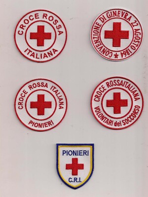 CRI PIONIERI VdS CROCE ROSSA ITALIANA STEMMA SCUDETTO TOPPA PATCH RICAMATA | eBay
