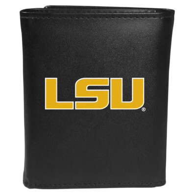 LSU Tigers Tri-fold Wallet Large Logo w/ Gift Box | eBay