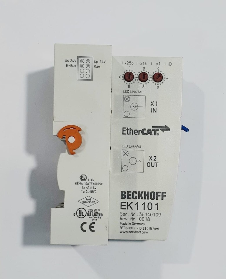 BECKHOFF PLC EK1101 MODULE ETHERCAT TESTED OKAY | eBay