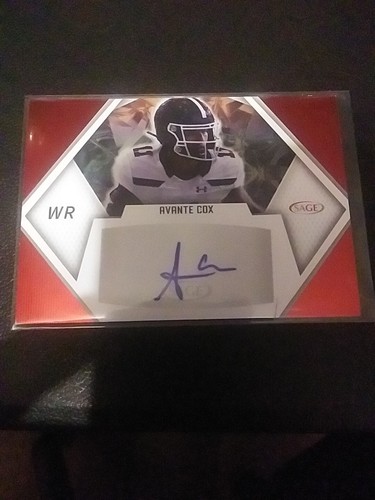 2023 SAGE HIGH FOOTBAL RED ROOKIE Avante Cox Autograph | eBay