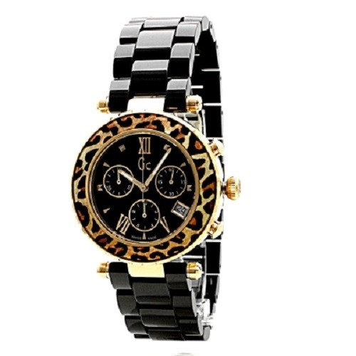 Guess Collection X43011M2S Diver Chic Léopard Chrono Femme ...