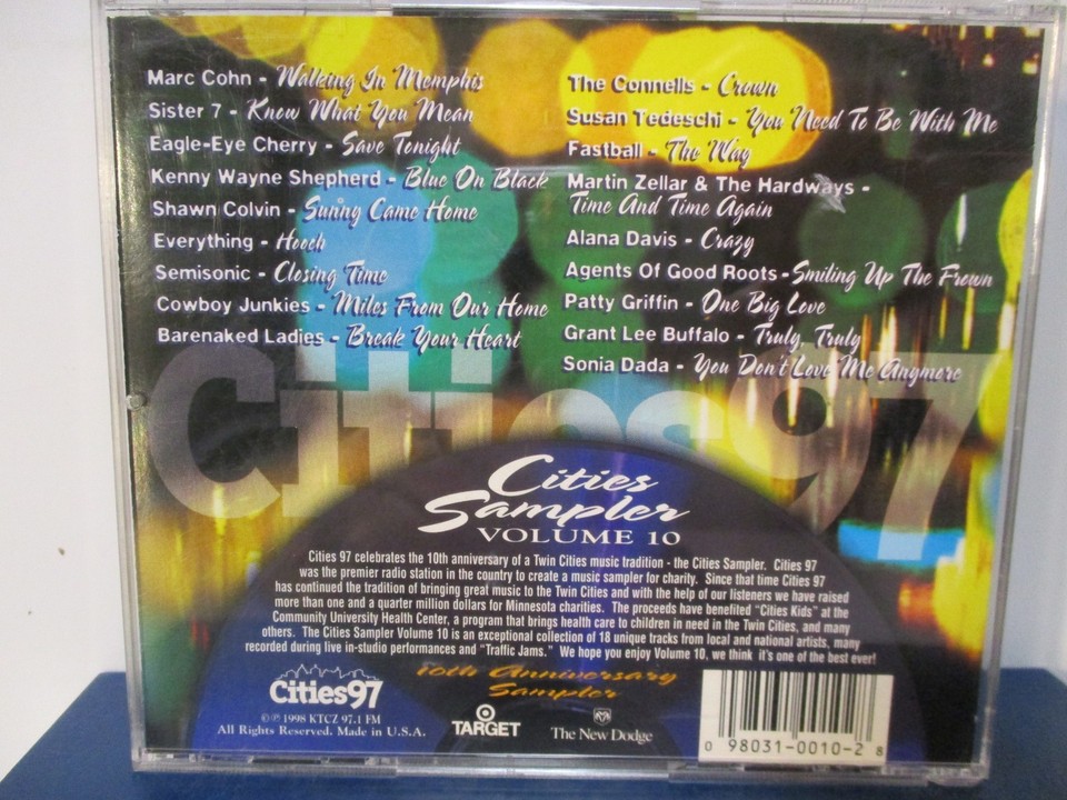 Cities 97 Sampler Volume 10 - 10th Anniversary Sampler - CD - Near MINT ...
