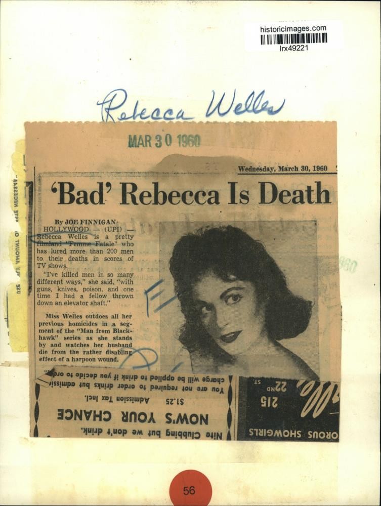 Rebecca Welles Dies