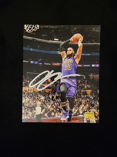 LEBRON JAMES #23 LA Lakers 8x10 Photo HAND SIGNED AUTOGRAPHED w/COA | eBay