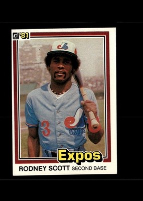Rodney Scott 1981 Donruss Baseball Card #209 Montreal Expos | eBay