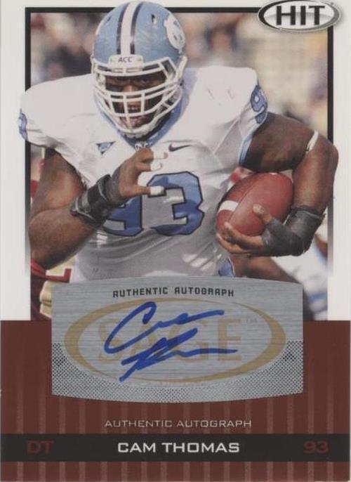 2010 SAGE Hit - Cam Thomas #A40 Autographs (AU, RC) for sale online | eBay