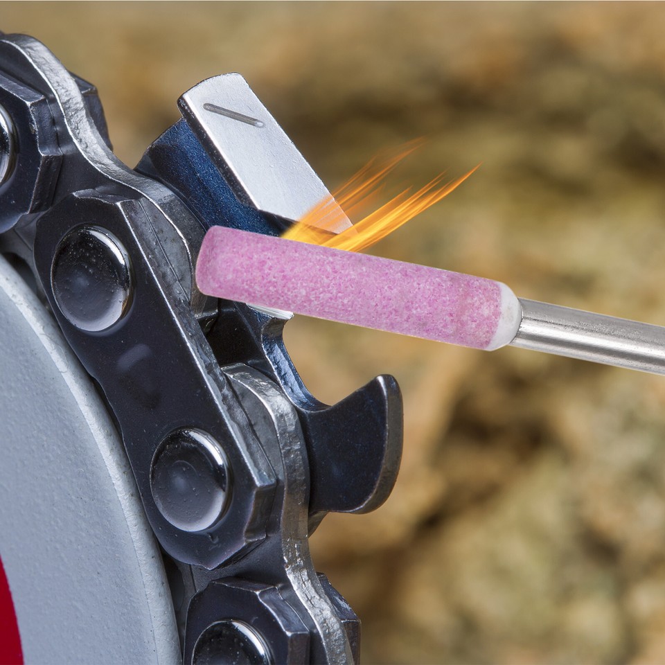 3/16" Diamond Chainsaw Sharpener Sharpening Stone Grinding File Pink ...