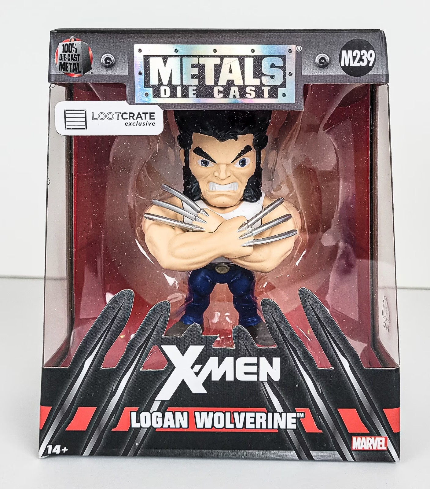 Logan Wolverine X-Men Jada Metals M239 Die Cast Loot Crate Marvel ...