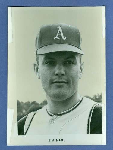 1968 Jim Nash Baseball Original Press Photo, Oakland Athletics | eBay