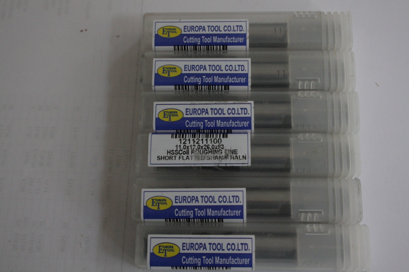 11mm HSSCo COATED RIPPER / RIPPA END MILL EUROPA TOOL / CLARKSON ...