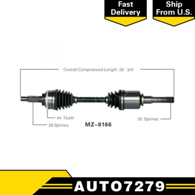 For 2009 2010 2011 2012 Ford Escape Front Left Driver Side CV Axle ...