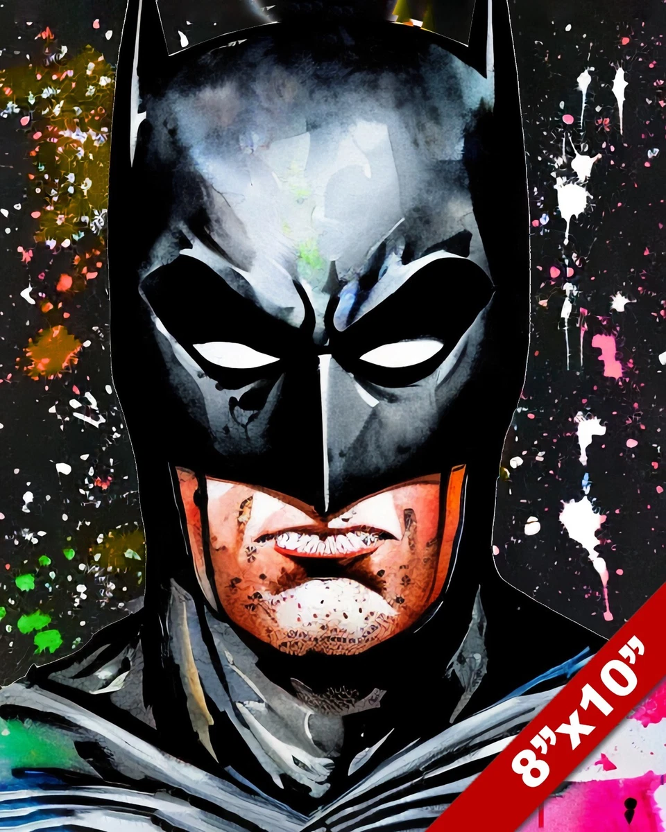 Batman Splatter Art