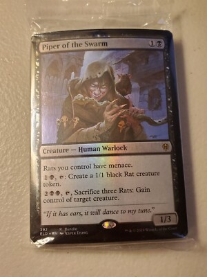 MTG Piper of the Swarm Promo Foil Land Pack Sealed | eBay