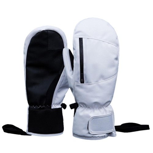 Snow Mittens Touchscreen Warm Adult Snow Mitts for Cold Weather Winter ...