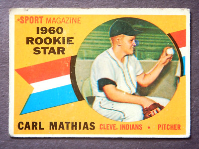 Carl Mathias #139 Topps 1960 Baseball Card (Cleveland Indians) *A | eBay