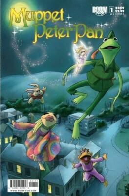 Muppet Peter Pan #1 B Comic 2009 - Boom Comics - Kermit Fozzie Miss ...