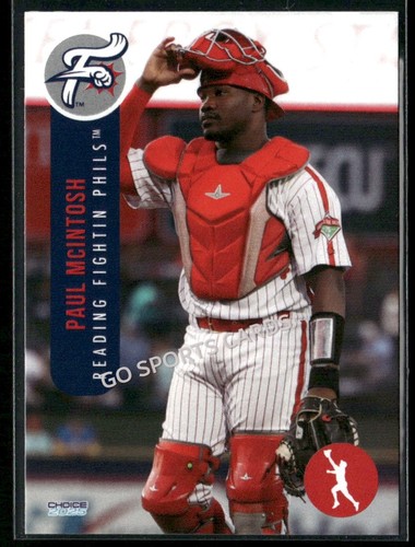 2025 Reading Fightin Phils 2nd Paul McIntosh RC Rookie Phillies Minor League | eBay
