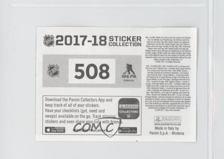 2017-18 Panini NHL Sticker Collection Album Stickers Centennial Logo ...