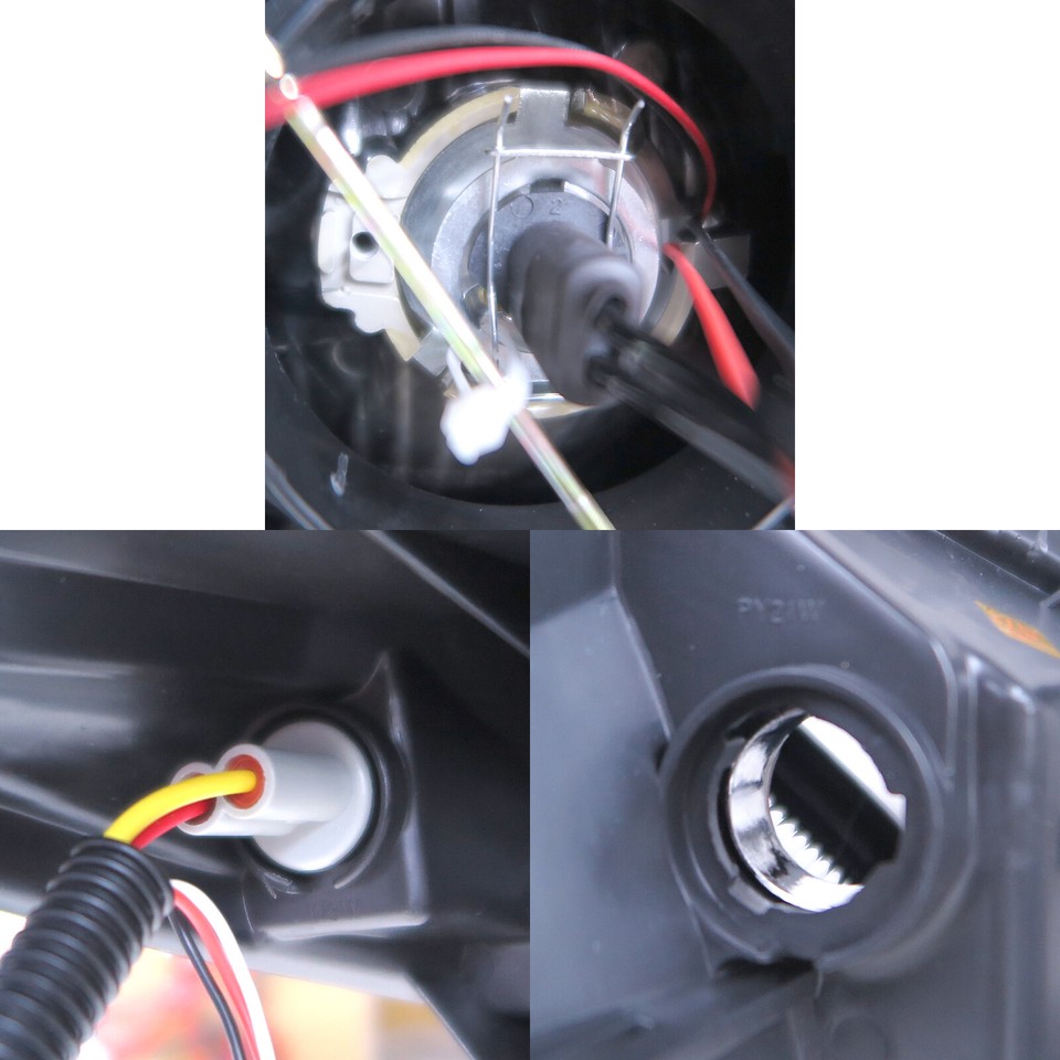 2008-2014 Mazda Mazda2 Demio DE 3D/5D Fits LED Angel-Eye HID Headlight ...