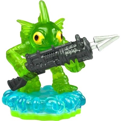 *Clear Green Gill Grunt Skylanders Spyros Adventure Imaginators Wii U ...