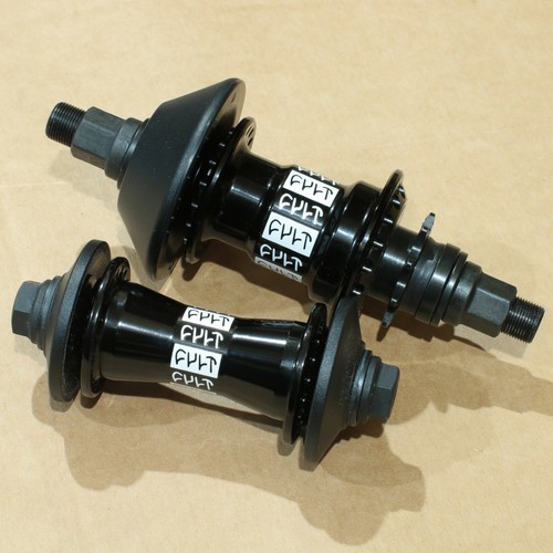 CULT BMX BIKE CREW BICYCLE HUB FRONT or CASSETTE RHD/LHD BLACK | eBay