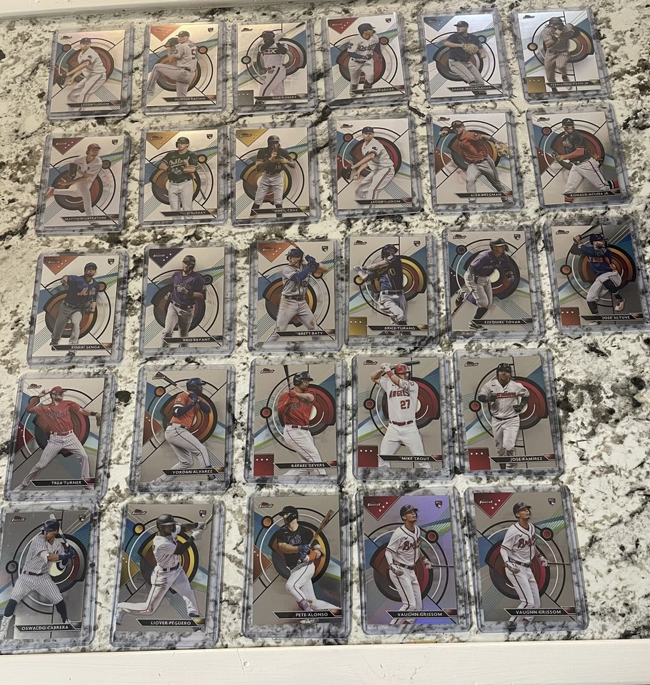 2023 TOPPS FINEST PYC AND COMPLETE YOUR SET!! (RC'S, STARS, AND INSERTS ...