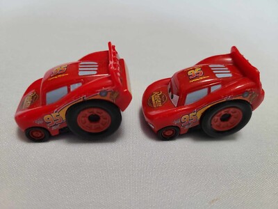Lot of 2- 2013 Disney/Pixar Cars Riplash Racers- LIGHTNING MCQUEEN x2 ...