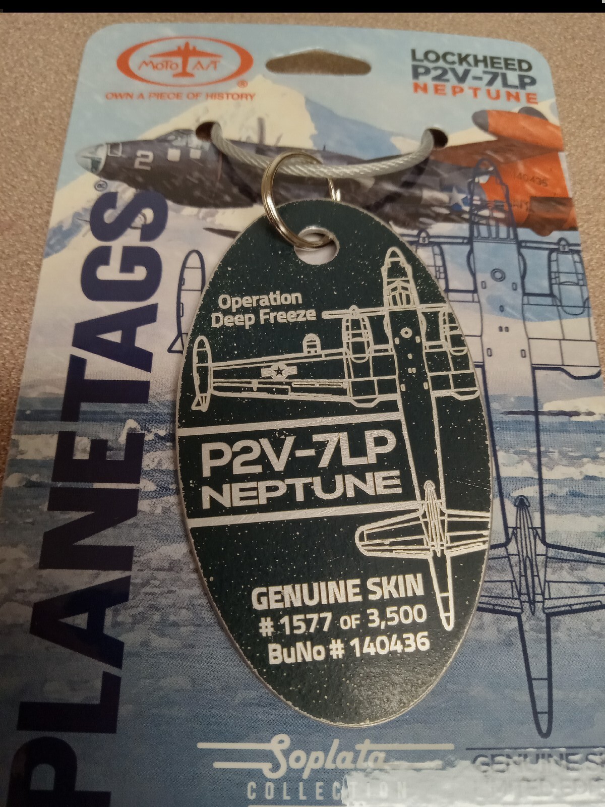 Blue Lockeed P2V Neptune Planetags / Plane Tag | eBay