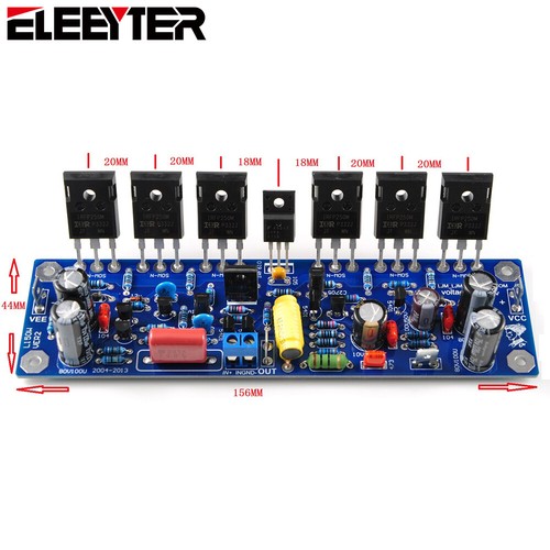 L150W Class AB DC +/- 45V 200W8R (+-60V) 400W 4R (+-60V) MONO Amplifier ...