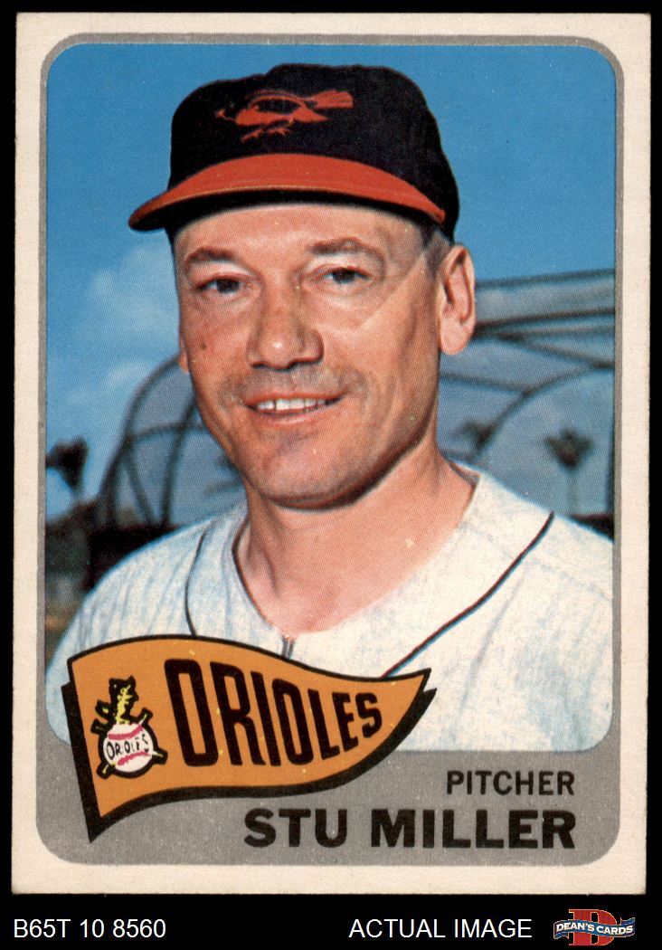 1965 Topps #499 Stu Miller Orioles 4.5 - VG/EX+ | eBay