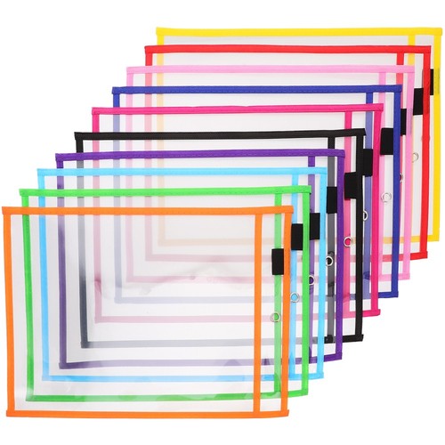 30 Pcs Office Paper Sleeves Dry Erase Protector Resuable Pockets | eBay