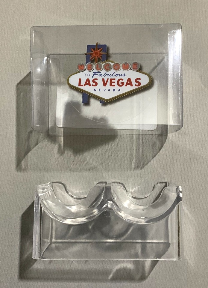 Las Vegas Candy Chocolate Casino Poker Chips Plastic Souvenir Case Box ...